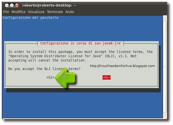 Installare Java su Ubuntu 10.04 Lucid (Versione Definitiva) - Linux Freedom